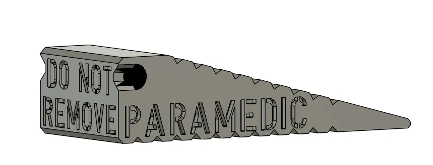 "TAC-WEDGE" - Door Wedge for Paramedic - Free 3D Print Model - MakerWorld