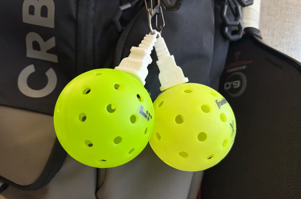 Pickleball Ball Holder - Electric Plug Bag Clip - Free 3D Print Model ...