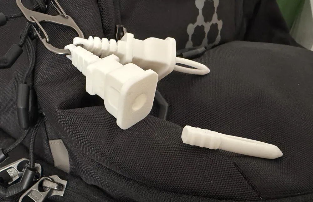 Pickleball Ball Holder - Electric Plug Bag Clip - Free 3D Print Model ...