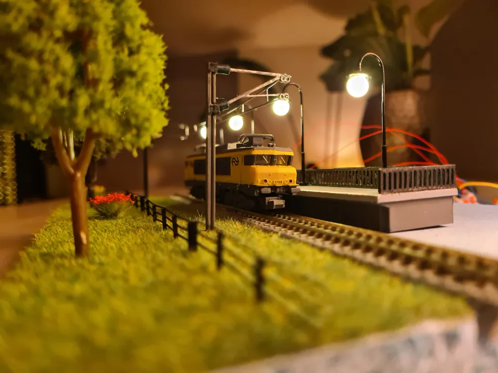 N-scale train station - Free 3D Print Model - MakerWorld