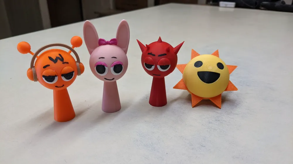 Sprunki Pack 3 - Free 3D Print Model - MakerWorld