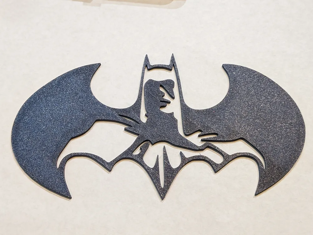 Batman Logo Wall Art by Rad Makes - MakerWorld
