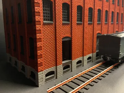 Norwich Factory Warehouse, HO Scale - Free 3D Print Model - MakerWorld