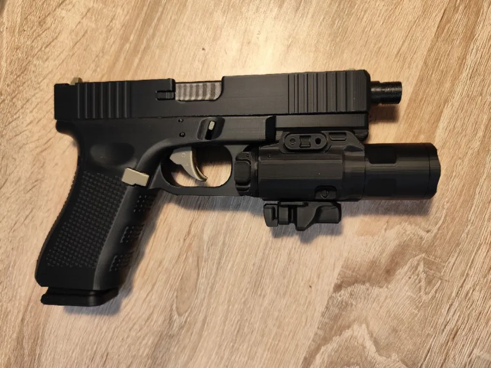 Glock 19 Call Of Duty torch and laser Attachment by ilRox.3D MakerWorld ...