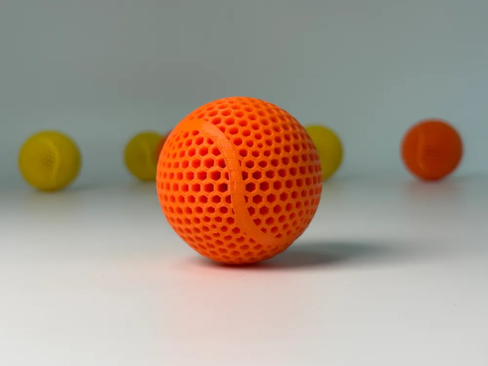 PEBA airless tennis ball by xinbochuan MakerWorld: Download Free 3D Models
