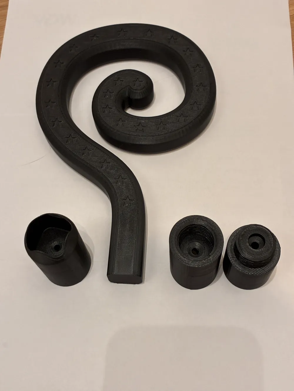 Saint Nicholas staff, Santa Claus, Father Christmas - Free 3D Print ...