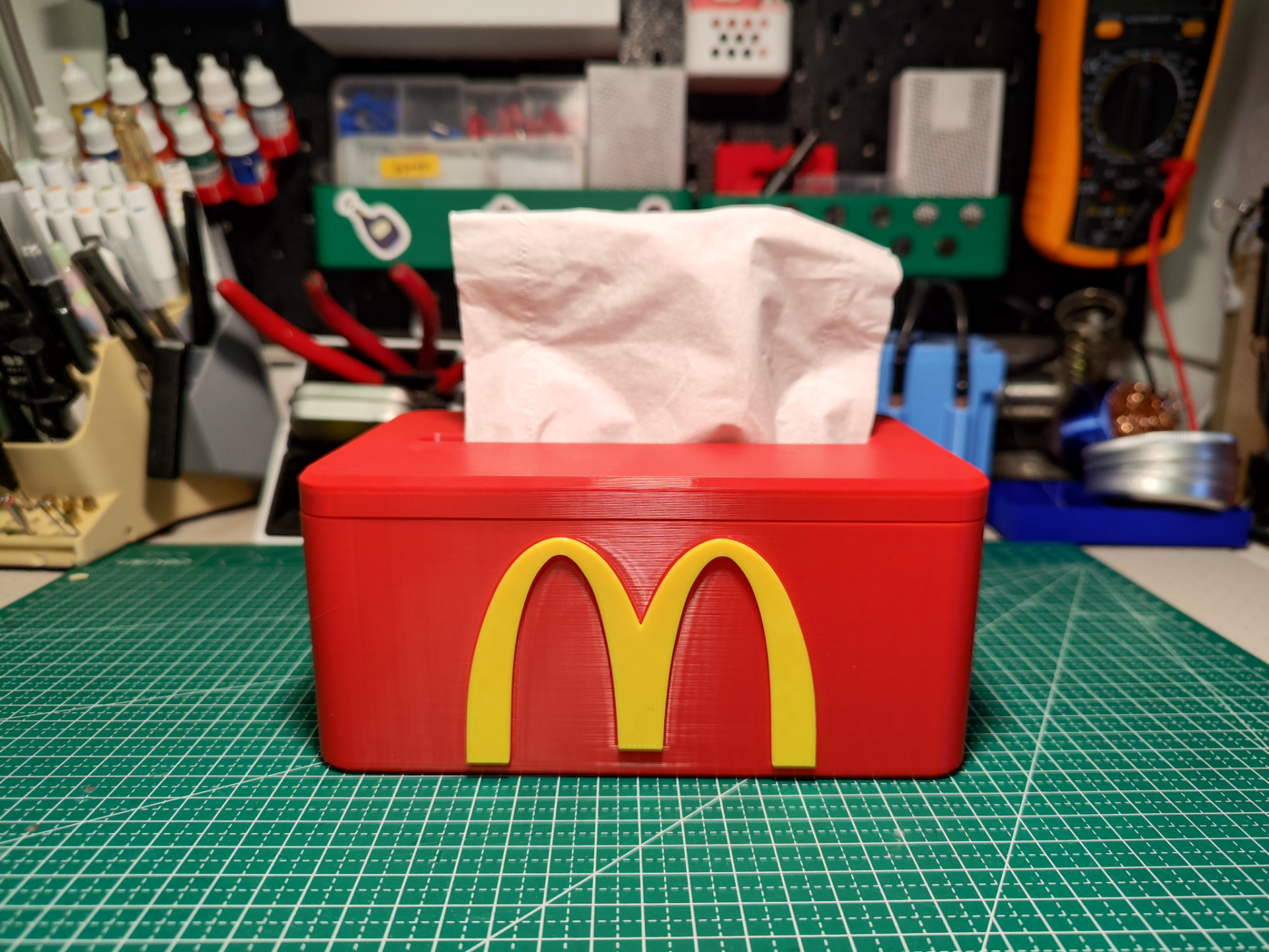 Ultra-Practical McDonald's Themed Magnetic Tissue Box by 余火 MakerWorld ...