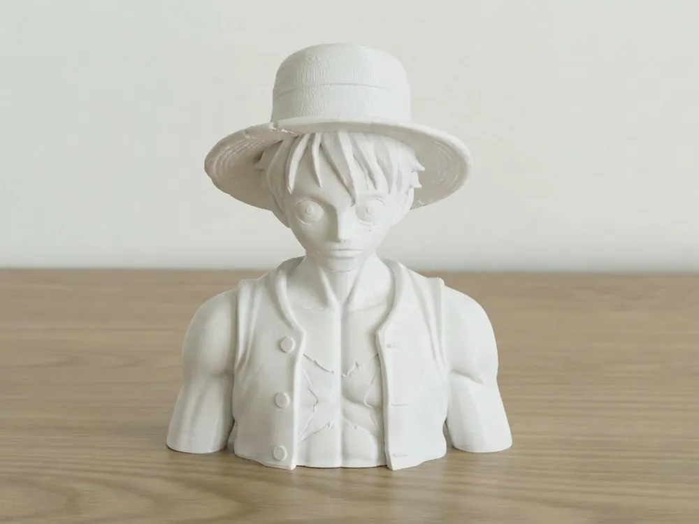 Monkey D. Luffy Bust | One Piece Anime Figure - Free 3D Print Model ...