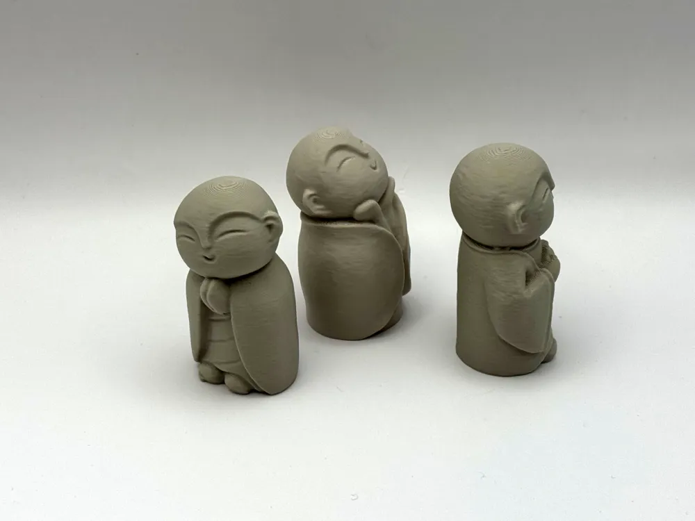 Three Monk Figurines by Stigern MakerWorld: Download Free 3D Models
