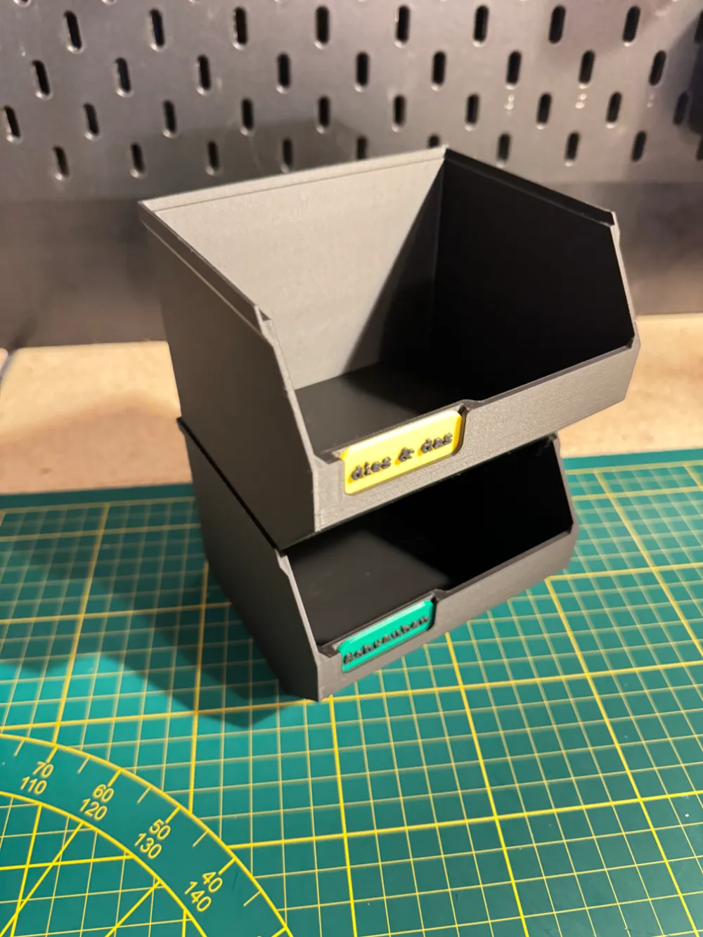 Ikea Skadis Container / Box - Free 3D Print Model - MakerWorld