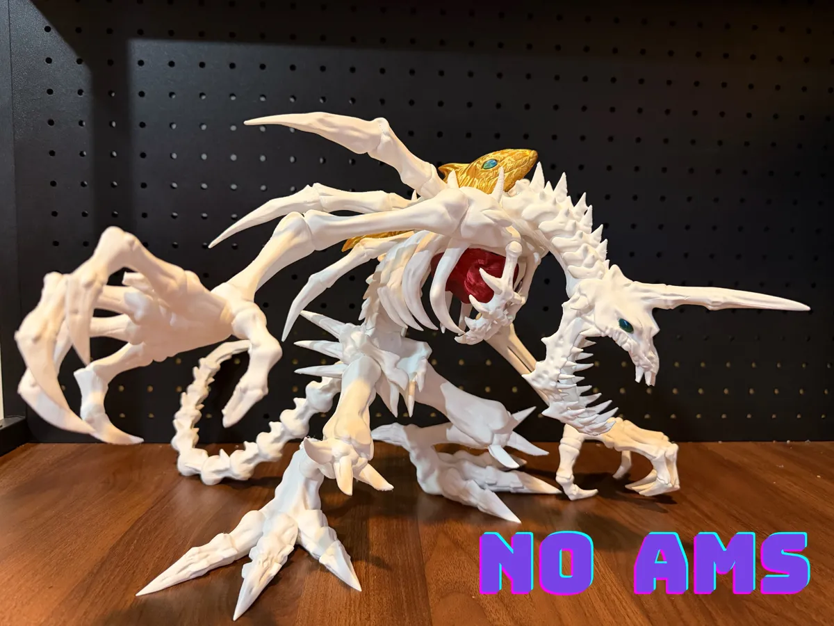 SkullGreymon NO AMS Multi-Color Parted Statue - Free 3D Print Model ...