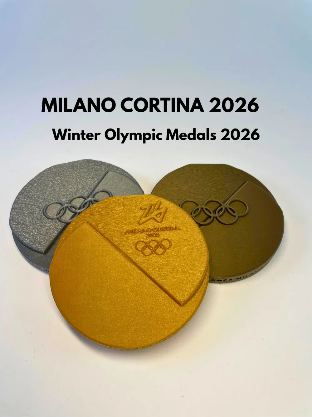 Medalla Oficial de Milano Cortina 2026 - Modelo de impresión 3D ...