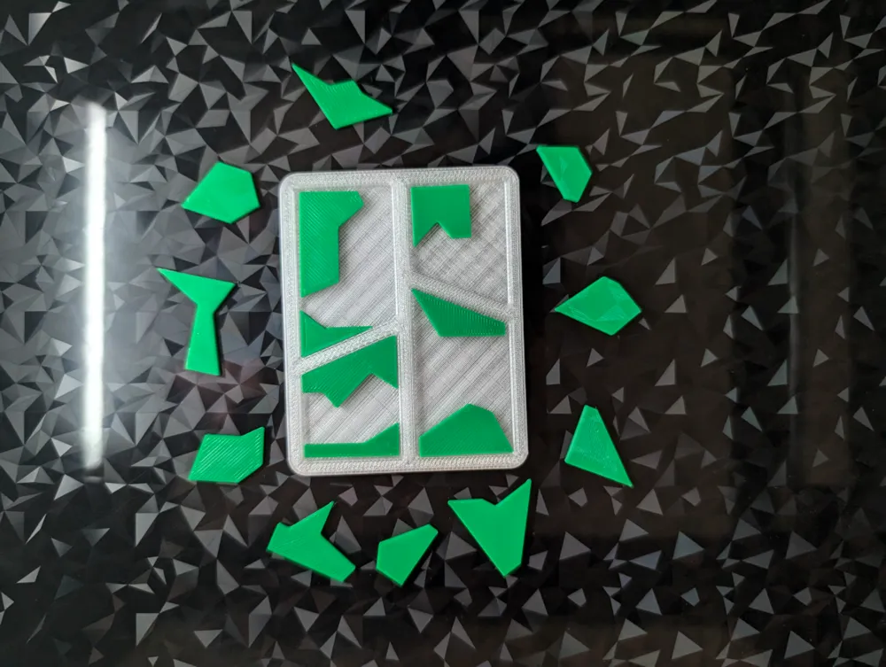 Bambu Lab Shattered Logo Puzzle - Free 3D Print Model - MakerWorld