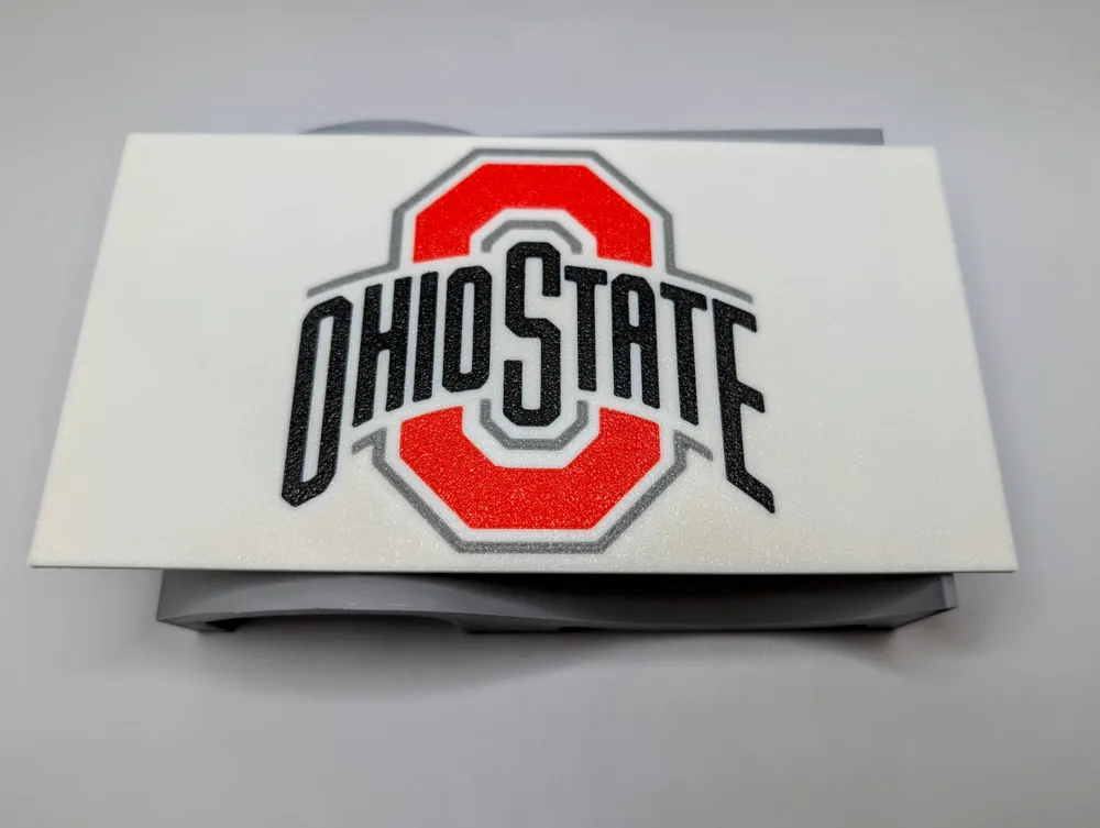 Ohio State Buckeyes Flag / Plate by sage117 - MakerWorld