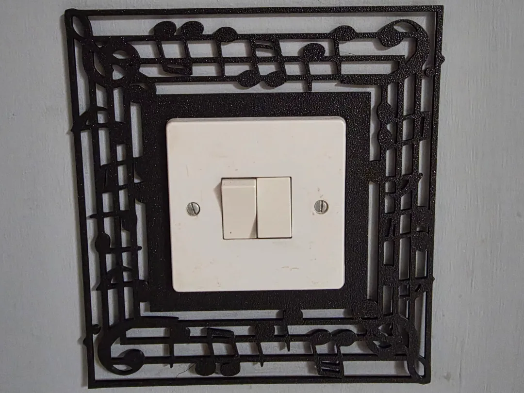 music uk light switch cover - Free 3D Print Model - MakerWorld