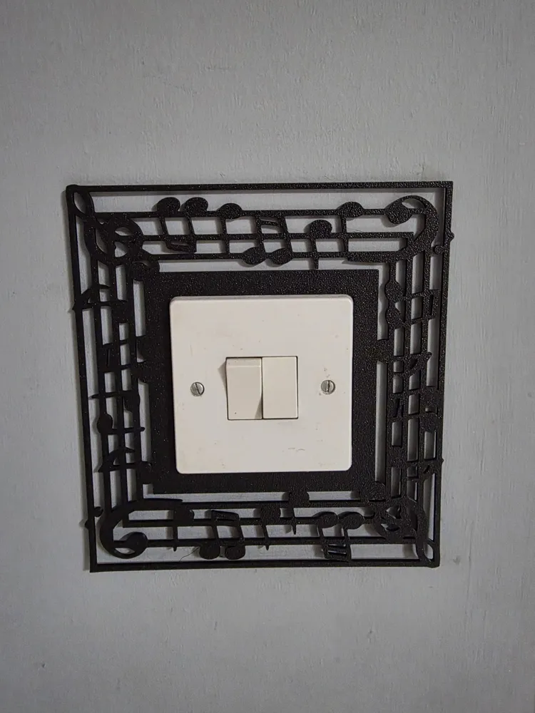 music uk light switch cover - Free 3D Print Model - MakerWorld