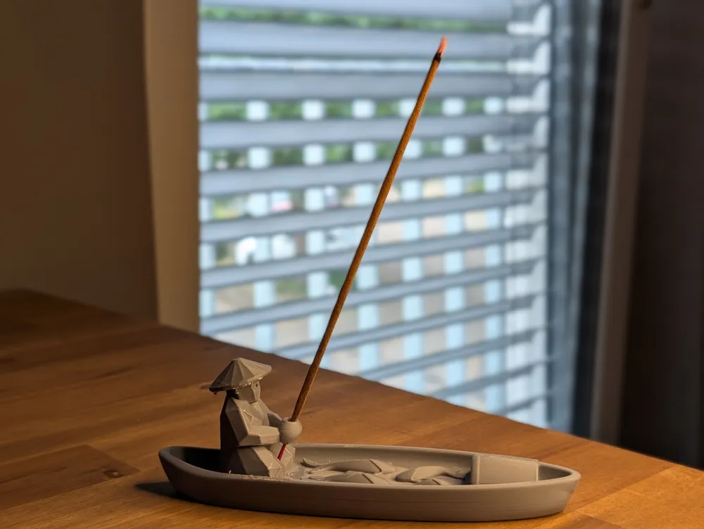 Portaincienso de Barco de Pescador Zen | Recogedor de Cenizas - Modelo ...