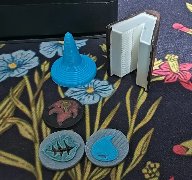 Big book of madness boardgame tokens by Tyrannical - MakerWorld