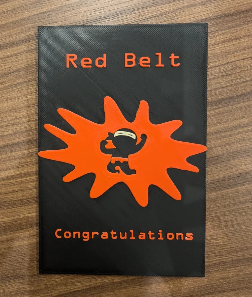 Code Ninjas/Martial Arts Red Belt by moezium - MakerWorld