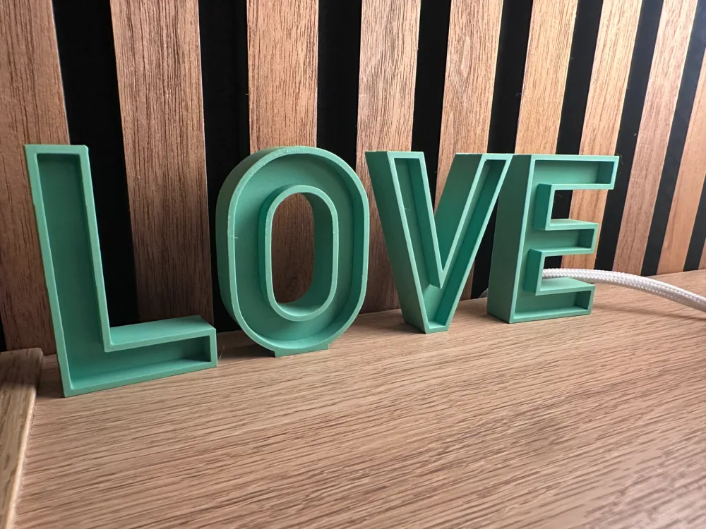 LOVE Sign Letters Valentines day by Daniel NorbergMakerWorld: Download ...