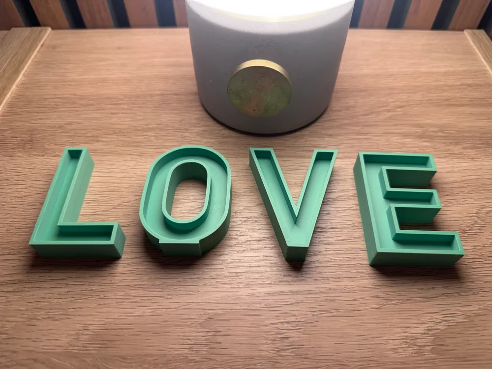 LOVE Sign Letters Valentines day by Daniel NorbergMakerWorld: Download ...