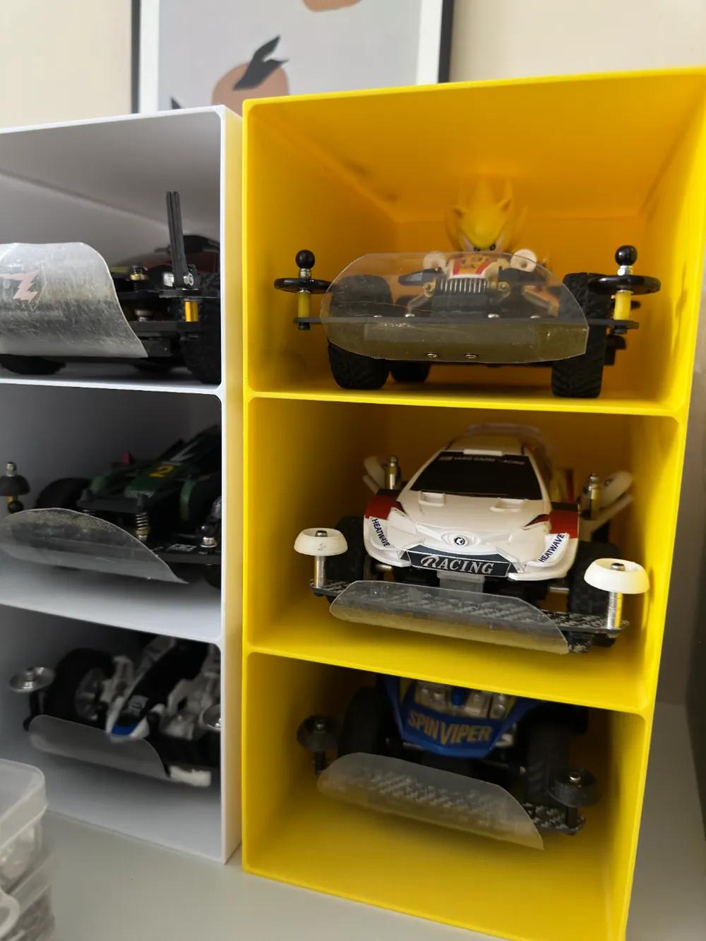 1:32 Model Car Storage Box, Mini 4WD Storage Box, Tall, 3 Layers, Each ...