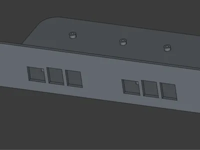 Combo Raspberry Pi 4 and 5 mount for 10 inch rack by ForceM 3D Modeling ...