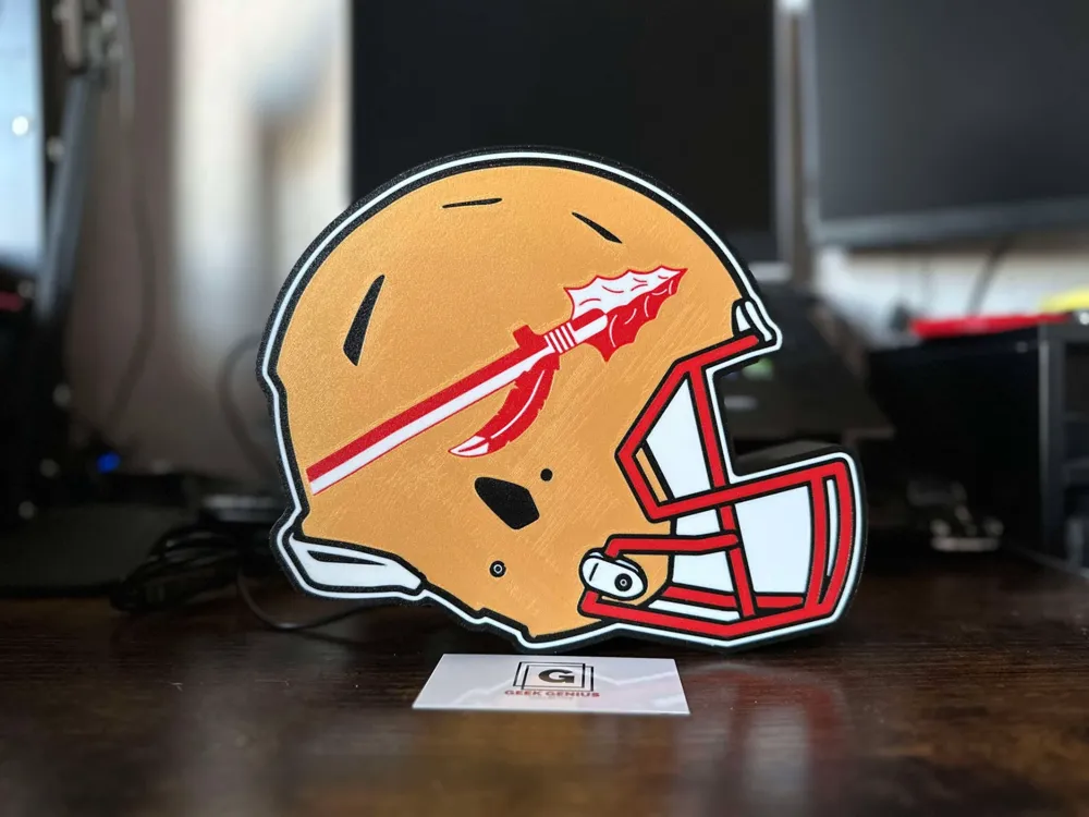 Florida State Lightbox V2 Old Logo - Free 3D Print Model - MakerWorld