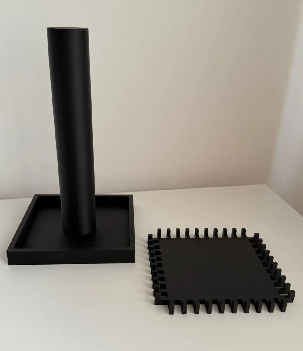 Minimalist Two-Piece Jewelry Stand - Free 3D Print Model - MakerWorld