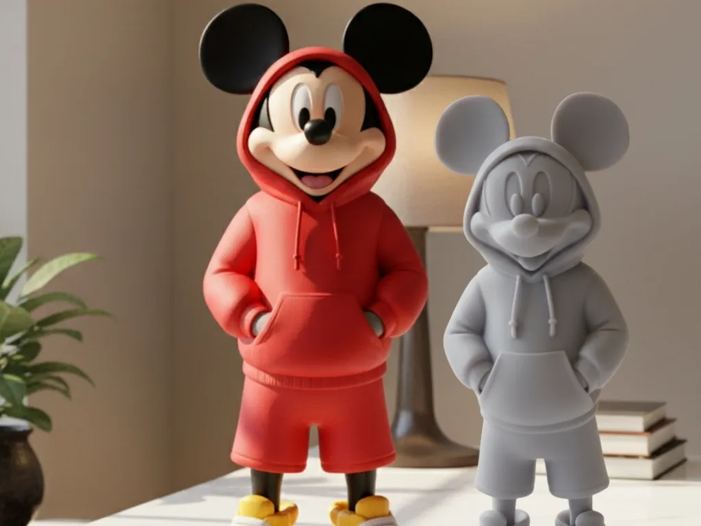 Mickey Mouse Urban Fan-Art - Free 3D Print Model - MakerWorld