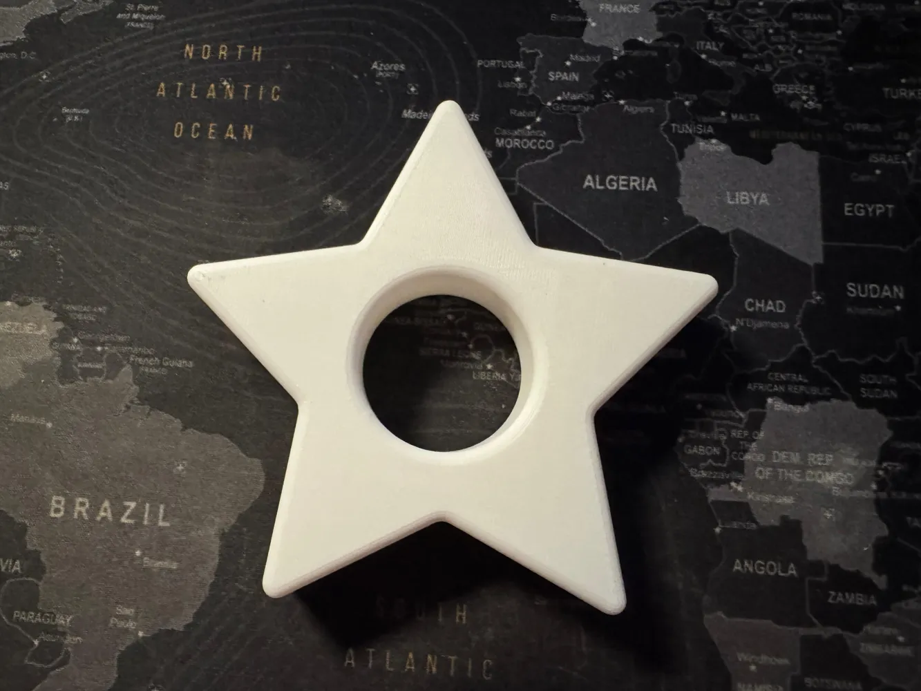 Star Tea Light Holder (for LED tea lights Ø 37 mm) - Free 3D Print ...