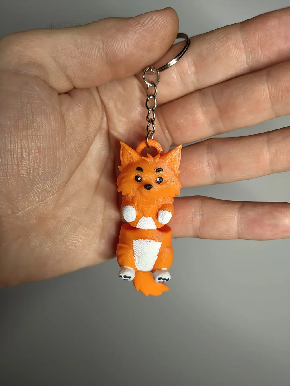Maine Coon Articulated Flexi Cat Keychain - Free 3D Print Model ...