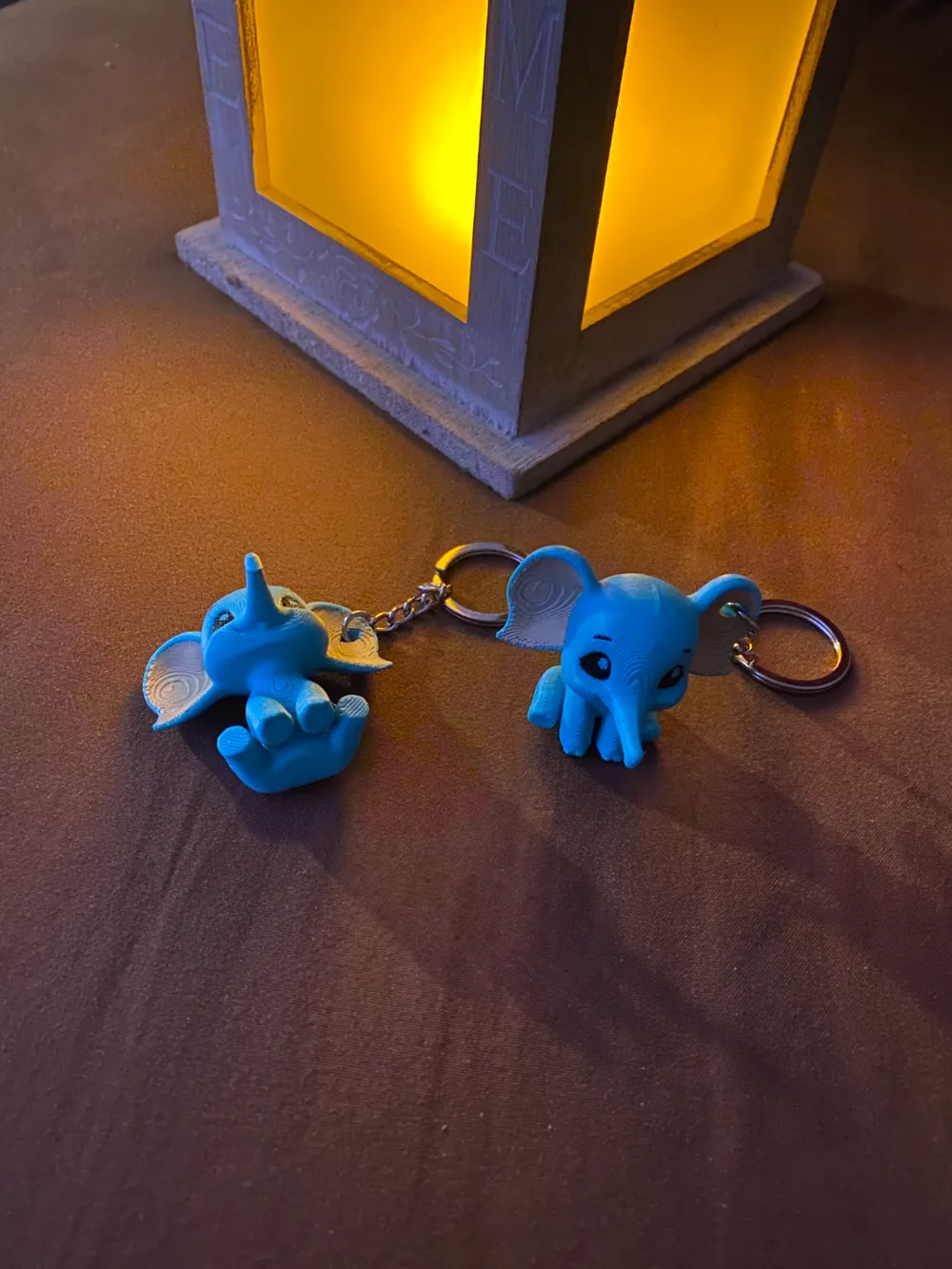 Cute Baby Elephant Keychain - Free 3D Print Model - MakerWorld