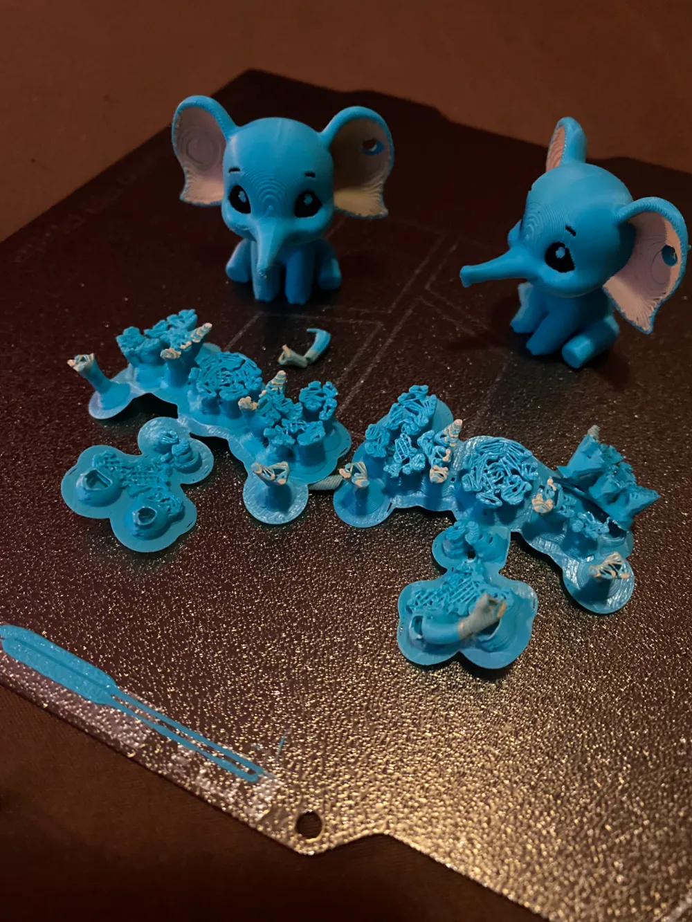 Cute Baby Elephant Keychain - Free 3D Print Model - MakerWorld
