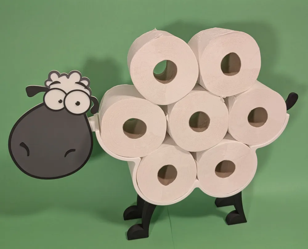 Herby - The toilet paper sheep - fully 3d printed by Kaburuk MakerWorld ...