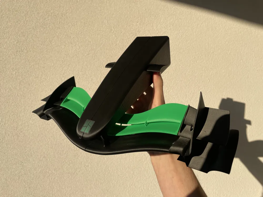 New 2026 F1 Front Wing with moving flaps-Scale 1/5 - Free 3D Print ...