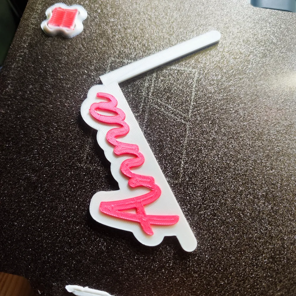 Parametric Picture frame / Door corner name, text by KA MakerWorld ...