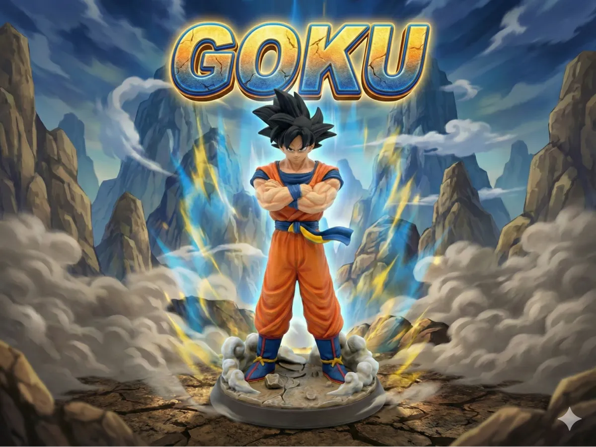 Goku Base Form - Dragon Ball Z 3D Print Figure - Free 3D Print Model ...