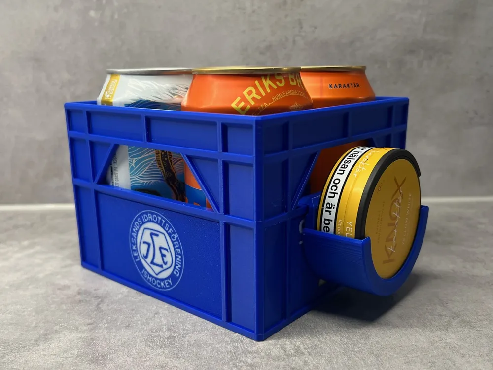 Removable snuff / Snus holder for beer crate by dahliin86 MakerWorld ...