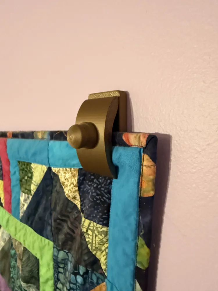 Quilt Hanger - Free 3D Print Model - MakerWorld