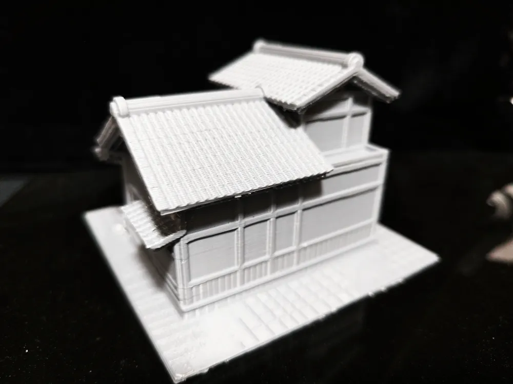 Miniature architecture-Ancient Japanese villa - Free 3D Print Model ...