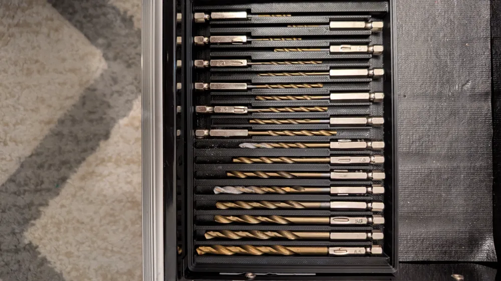Gridfinity Drill Bit Storage by Slumpy MakerWorld: Download Free 3D Models