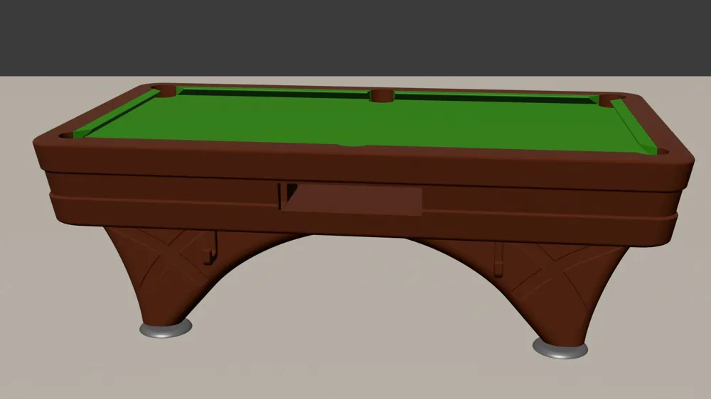 Miniature Pool Billard scale 1:10 for dioramas by Wilhelmus MakerWorld ...