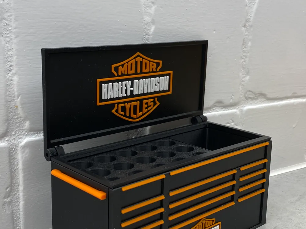 Harley Davidson Inspired fan Desk Work toolbox HD by Mrtk1970 ...