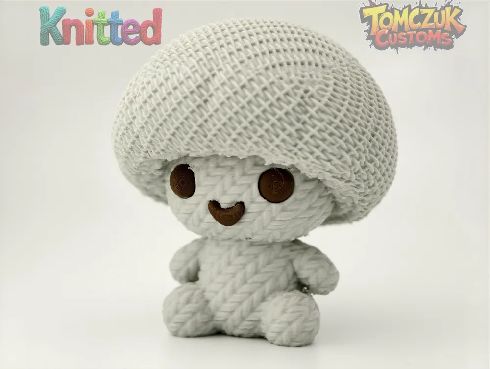 Knitted Collection: Cute Mushroom Champignon by TomczukCustoms ...