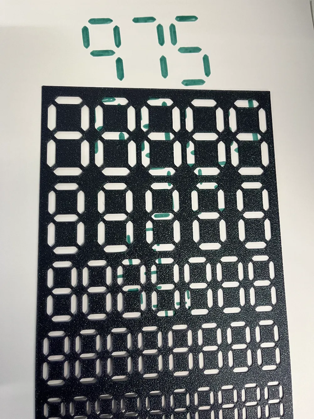 Retro Numbers-Letters Stencil by Monospace - MakerWorld