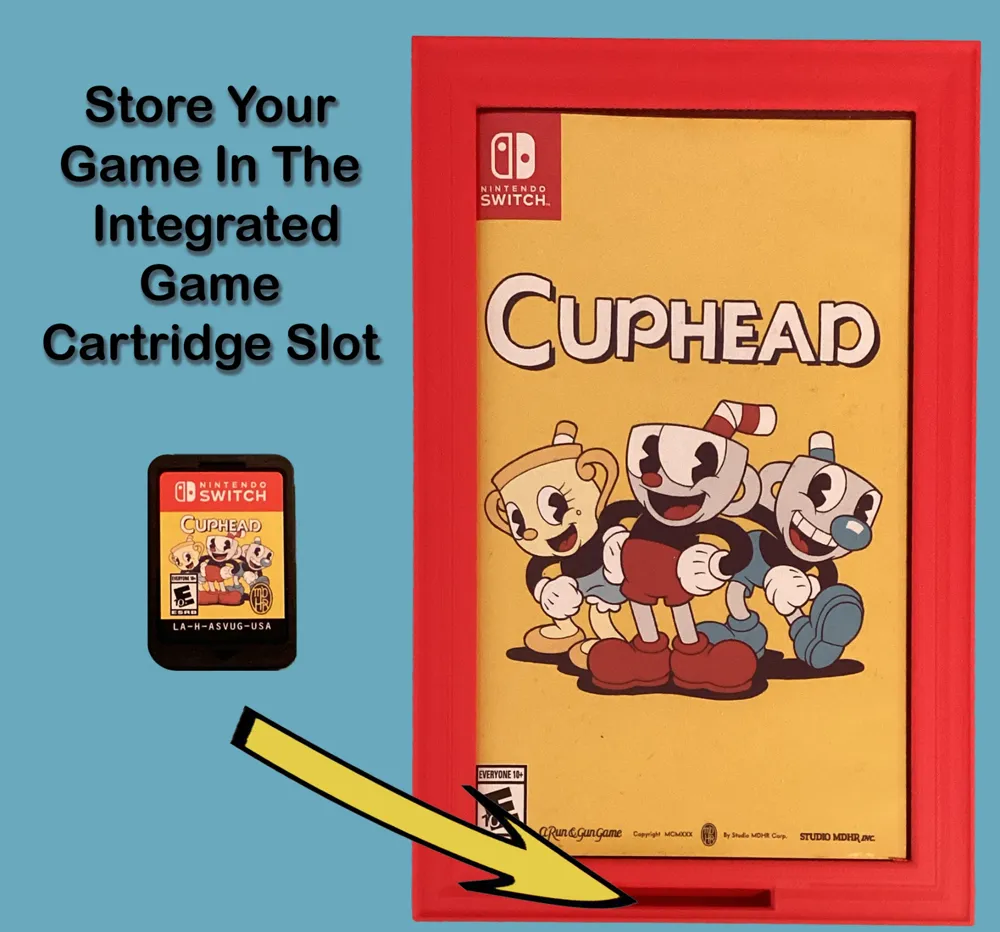 Wall Display for Nintendo Switch Game - Free 3D Print Model - MakerWorld