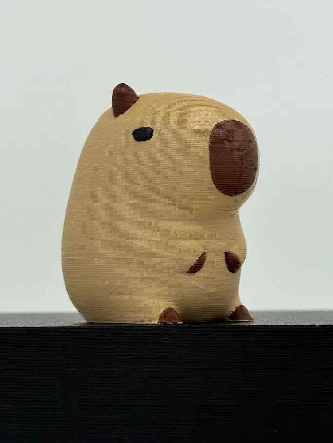 Cute Capybara – Capturing Calm in Every Curve - Free 3D Print Model ...