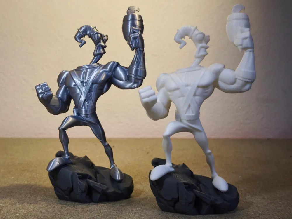 Earthworm Jim miniature by Creatività in 3D MakerWorld: Download Free ...