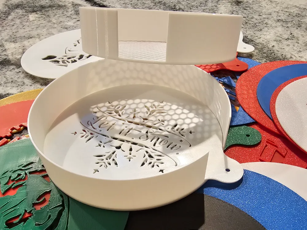 Perfect Latte Art Stencil Case Holder by Perfect Prints - MakerWorld